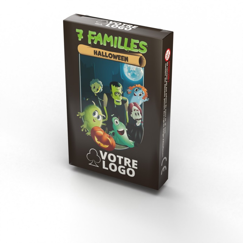 7 familles - Halloween - 44 cartes personnalisables